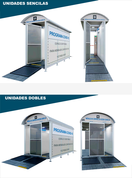 Grupo GMI - Módulos de control de acceso COVID-19